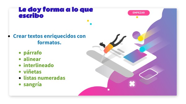 Gamma Le doy forma a lo que escribo | Genially