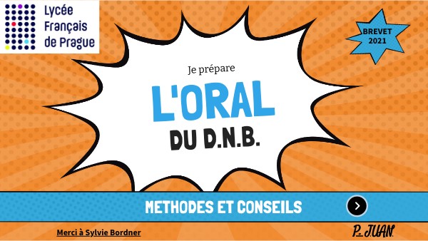 Oral du DNB | Genially