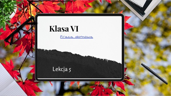 klasa VI/PD/lekcja5