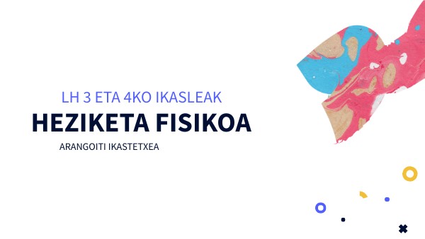 Heziketa fisikoren garrantzia
