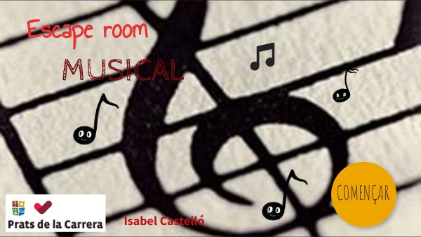 Escape room llenguatge musical