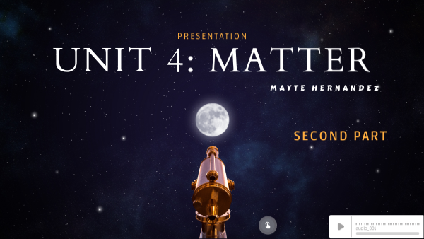 4º. Matter. Segunda parte | Genially