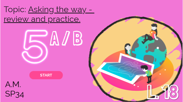 5AB - Asking the way review | Genially