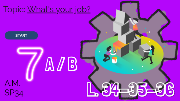 7AB - What's your job? | Genially