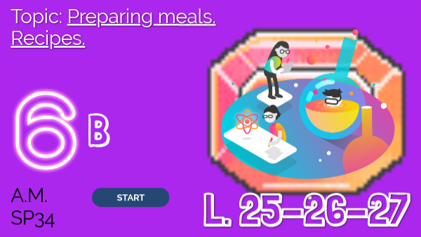6B - Preparing meals. Recipes. | Genially
