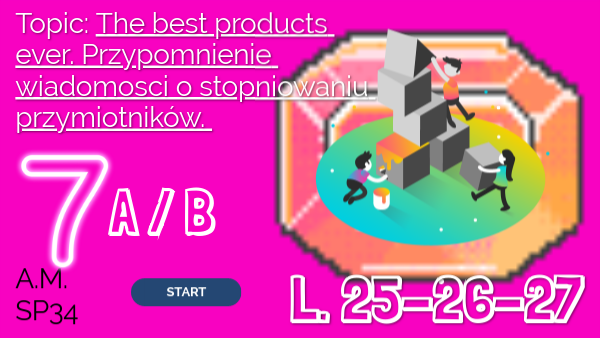 7AB - Stopniowanie przymiotników | Genially