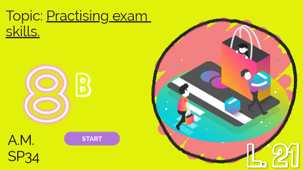 8B - Practising exam skills | Genially