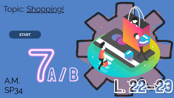 7AB - Shopping! | Genially