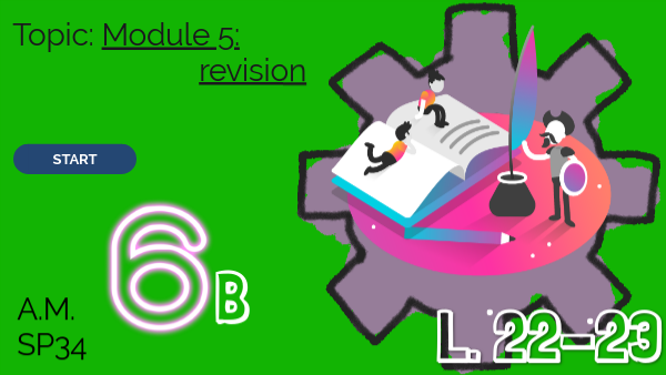 6B Unit 5: Revision | Genially