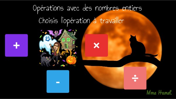 6ème OPERATIONS avec des entiers | Genially