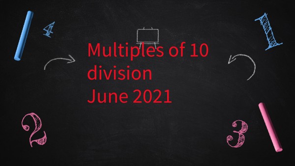 Multiples of ten division | Genially