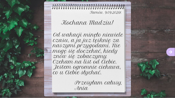 Piszemy list! | Genially