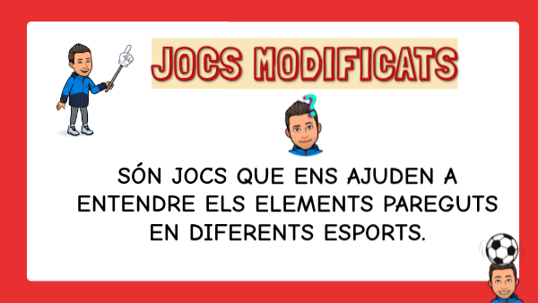 JOCS MODIFICATS 3r | Genially