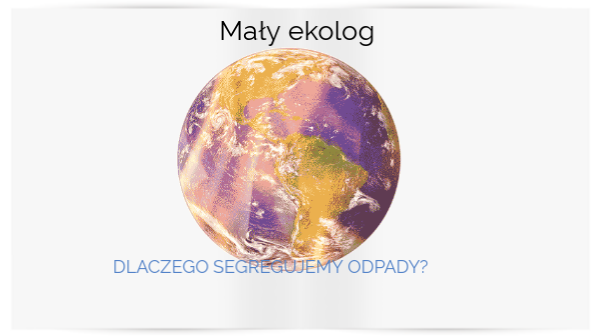 MAŁY EKOLOG | Genially