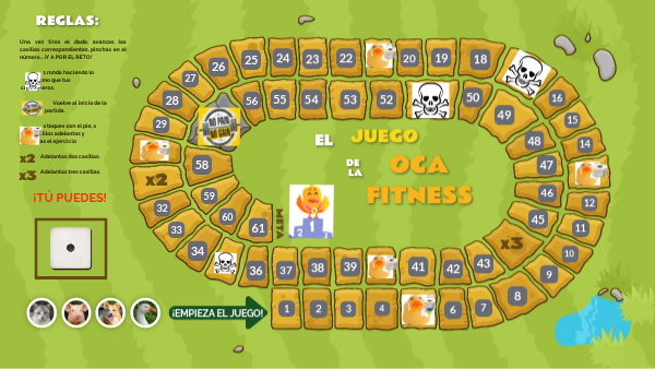 La oca fitness | Genially