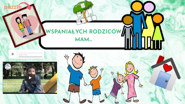 Wspaniałych rodziców mam | Genially