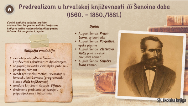 Predrealizam u hrvatskoj književnosti copy | Genially