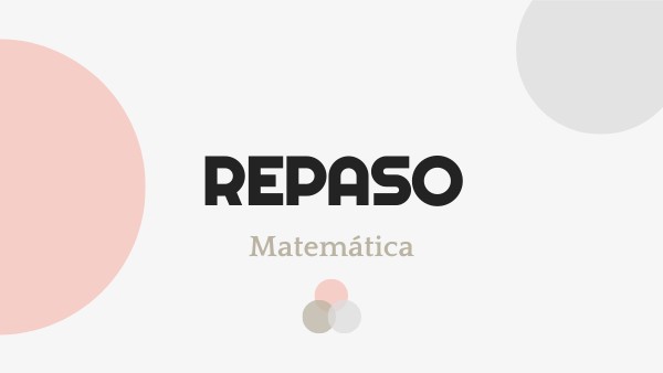 15/11/21 Mate Repaso | Genially