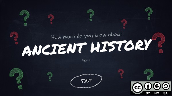 QUIZ - ANCIENT HISTORY | Genially