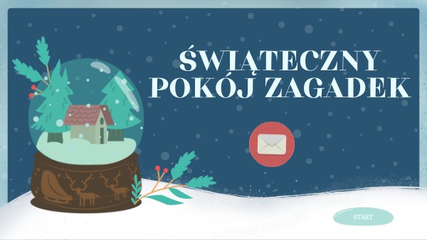 Świąteczny pokój zagadek | Genially