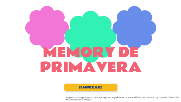 MEMORY PRIMAVERA | Genially