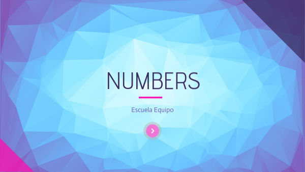 Numbers 5 años | Genially