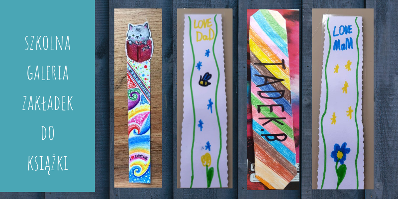 Szkolna galeria zakładek do książki | Genially