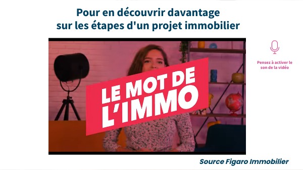 Les étapes d'un projet immobilier Mot de l'immo