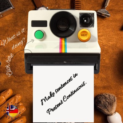 Present Continuous cards | Genially