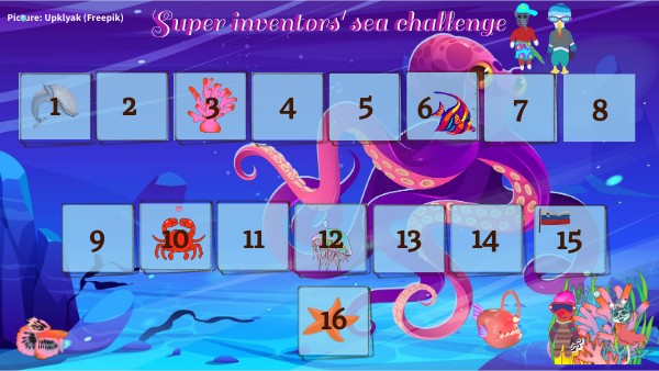 Super inventors' sea challenge | Genially