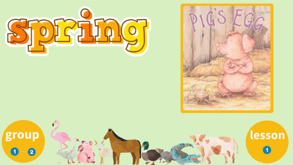 gr 1-2 Topic Spring, Lesson 1 Pig's egg | Genially