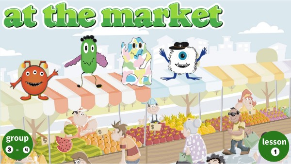 Gr 3-4 Let's go to the market lesson 1 | Genially