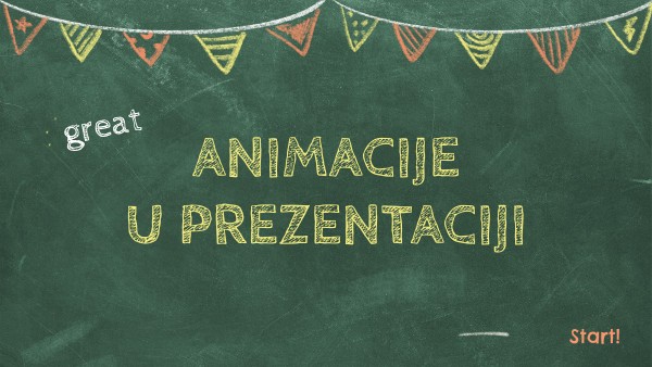 Animacije u prezentaciji