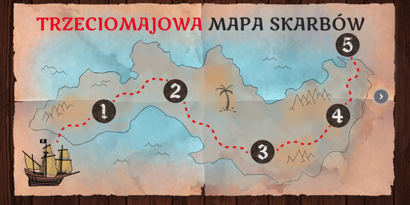 Majowa mapa skarbów