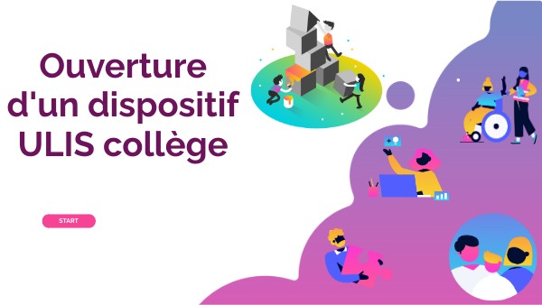 Présentation : Ouverture Ulis collège | Genially