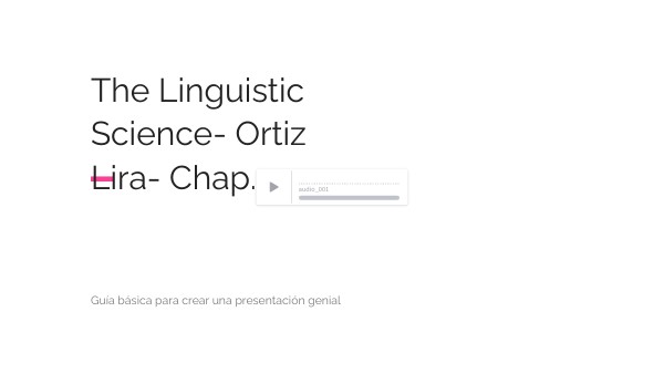 Phonetics- Presentation 1 | Genially