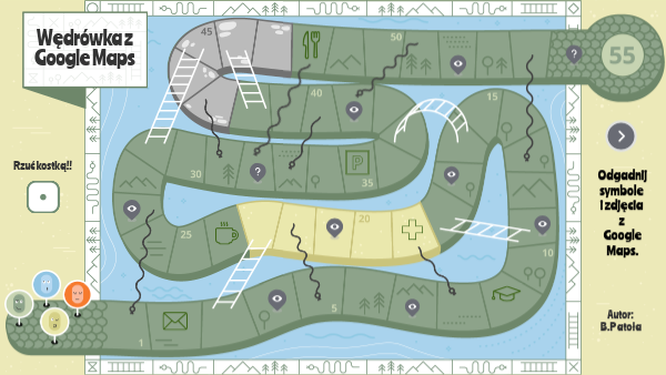 Wędrówki z Google Maps | Genially