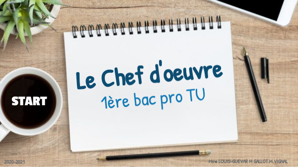 Chef d'oeuvre 1TU Lycée Blaise Pascal | Genially