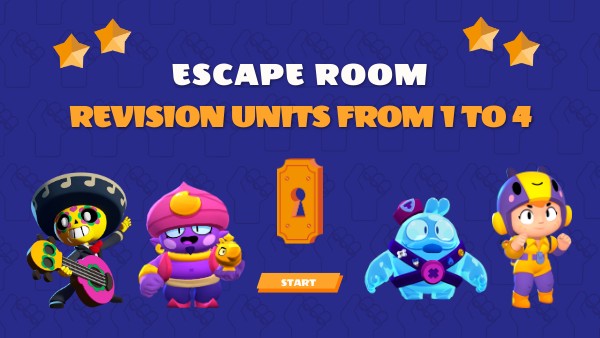 REVISION: UNITS FROM 1 TO 4 (ESCAPE ROOM)