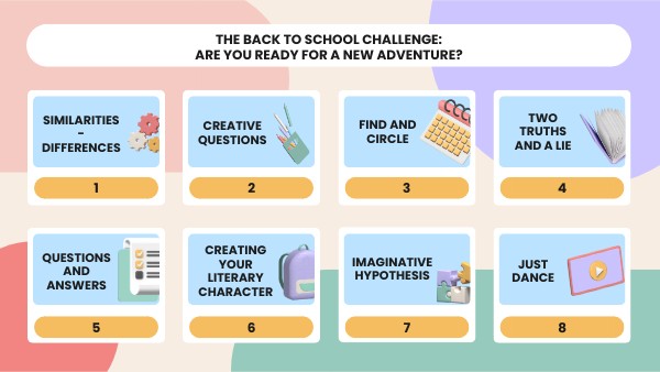 BACK TO SCHOOL CHALLENGE