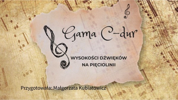 Gama C - dur | Genially