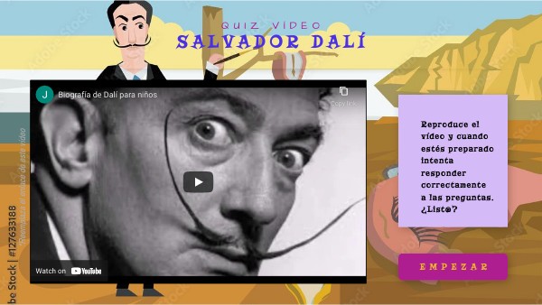 QUIZ VÍDEO SALVADOR DALI