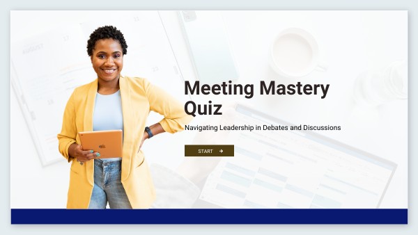 Meeting Mastery QUIZ