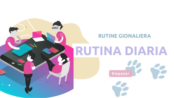 Clase sobre la rutina diaria y los lugares | Genially
