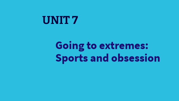 Going to Extremes : Sports and obsession | Genially