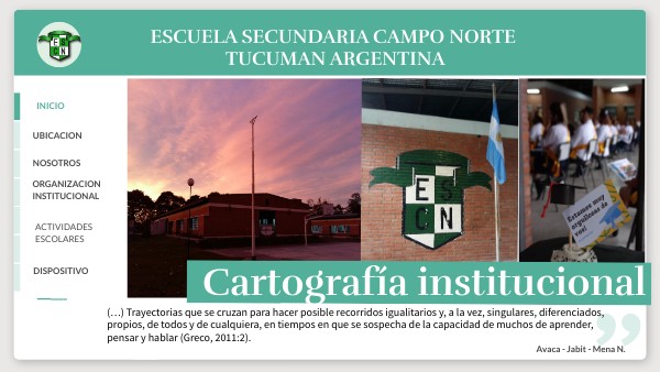 Cartografía Institucional Esc. Sec. Campo Norte | Genially