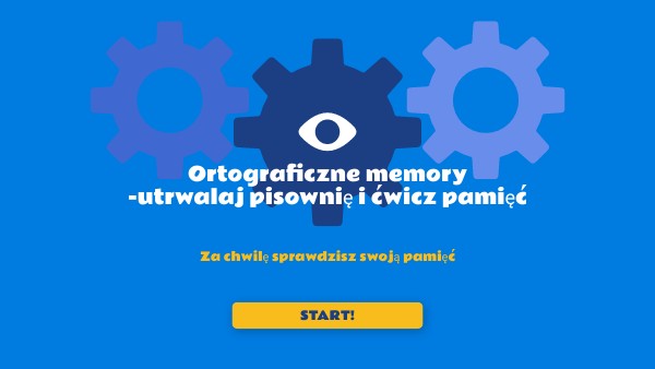 MEMORY - rz/ż | Genially