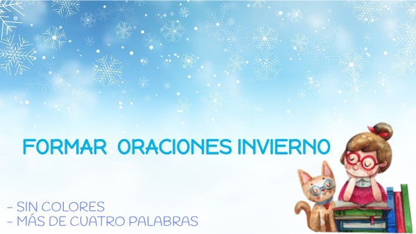 ORACIONES INVIERNO +4 ELEMENTOS