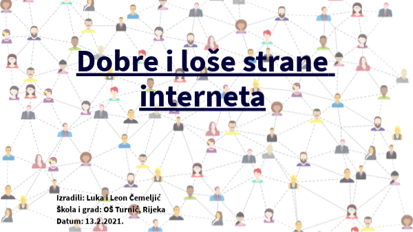 Dobre i loše strane interneta | Genially