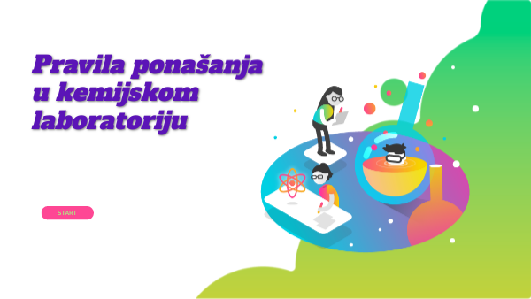 Pravila ponašanja u kemijskom laboratoriju | Genially